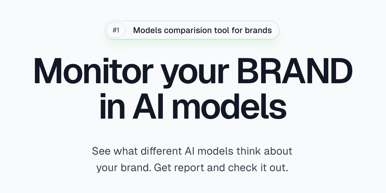 AI Brand Monitoring | Your brand in AI tools
